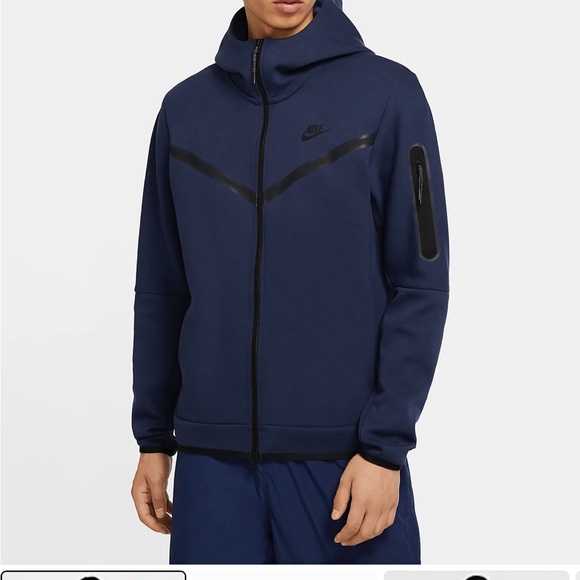 Nike | Sweaters | Midnight Blue Nike Tech Fleece Mens Medium | Poshmark